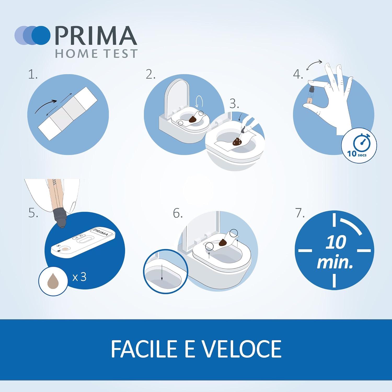 PRIMA Home Test - Swiss Helicobacter Pylori Stool Antigen Test for ...