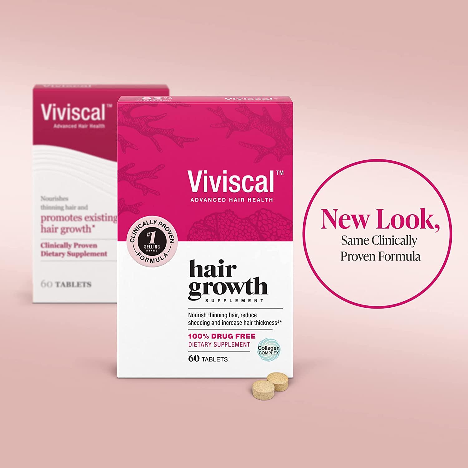 Viviscal Hair Growth Supplements for Women - Clinically Proven for ...
