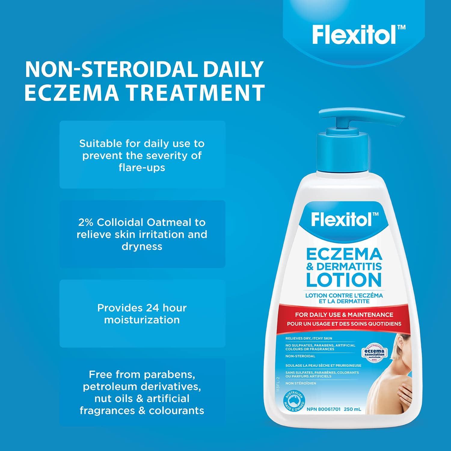 Flexitol Eczema & Dermatitis Lotion - Best Eczema Moisturizer Body ...