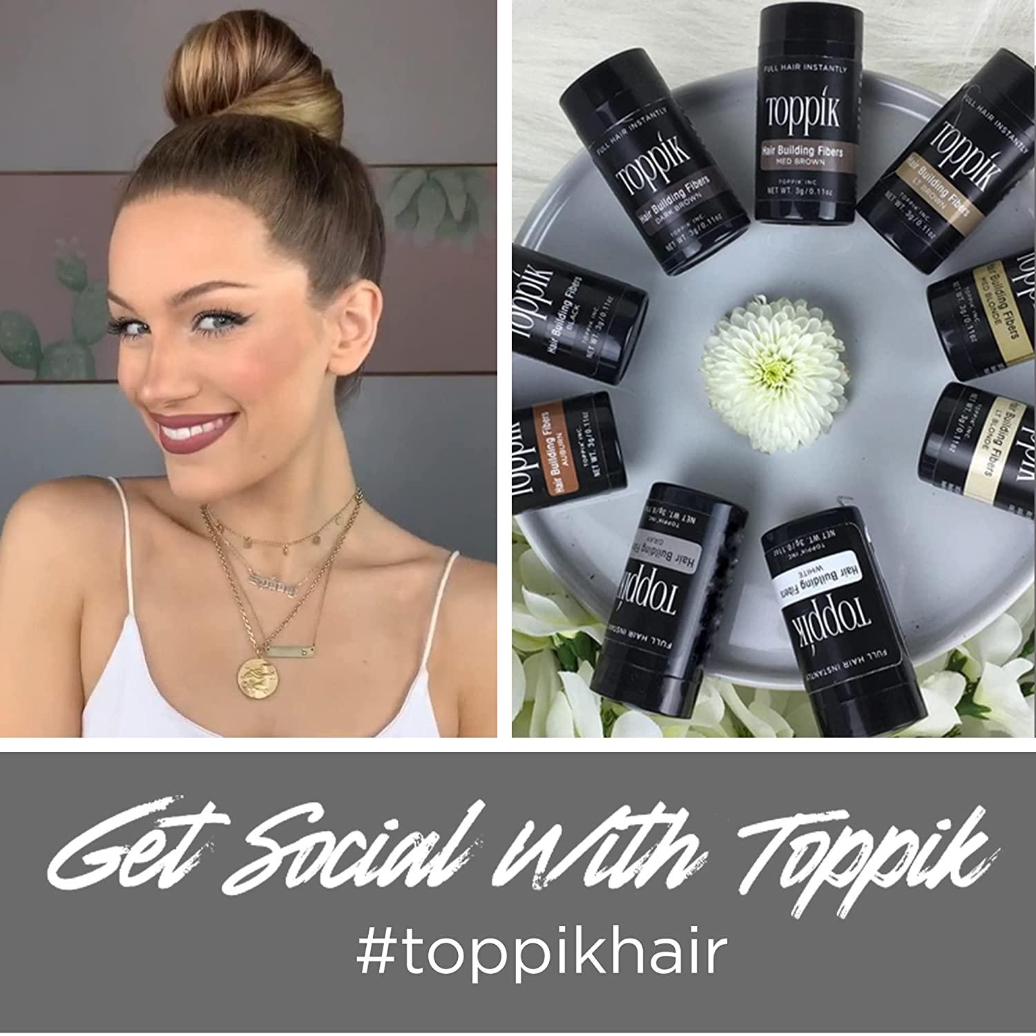 Toppik Hair Building Fibers 55g - Instantly Thicker Fuller Hair - 9 ...