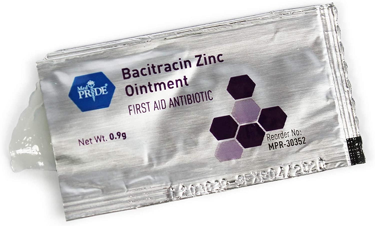 Medpride Bacitracin Zinc Ointment 0.9g - 144 Packets | Antibacterial First Aid Ointment | Buy ...