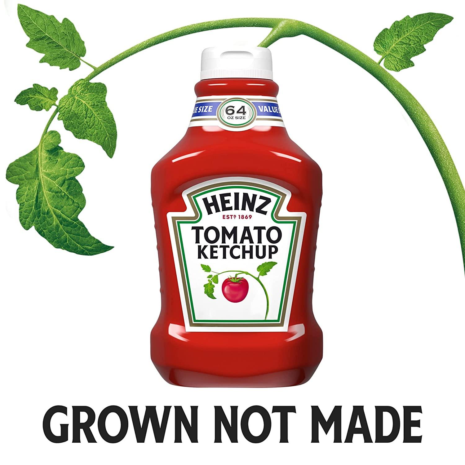 Heinz Tomato Ketchup Value Size - 64 oz Bottle, 4 Pound Pack | Buy Now ...