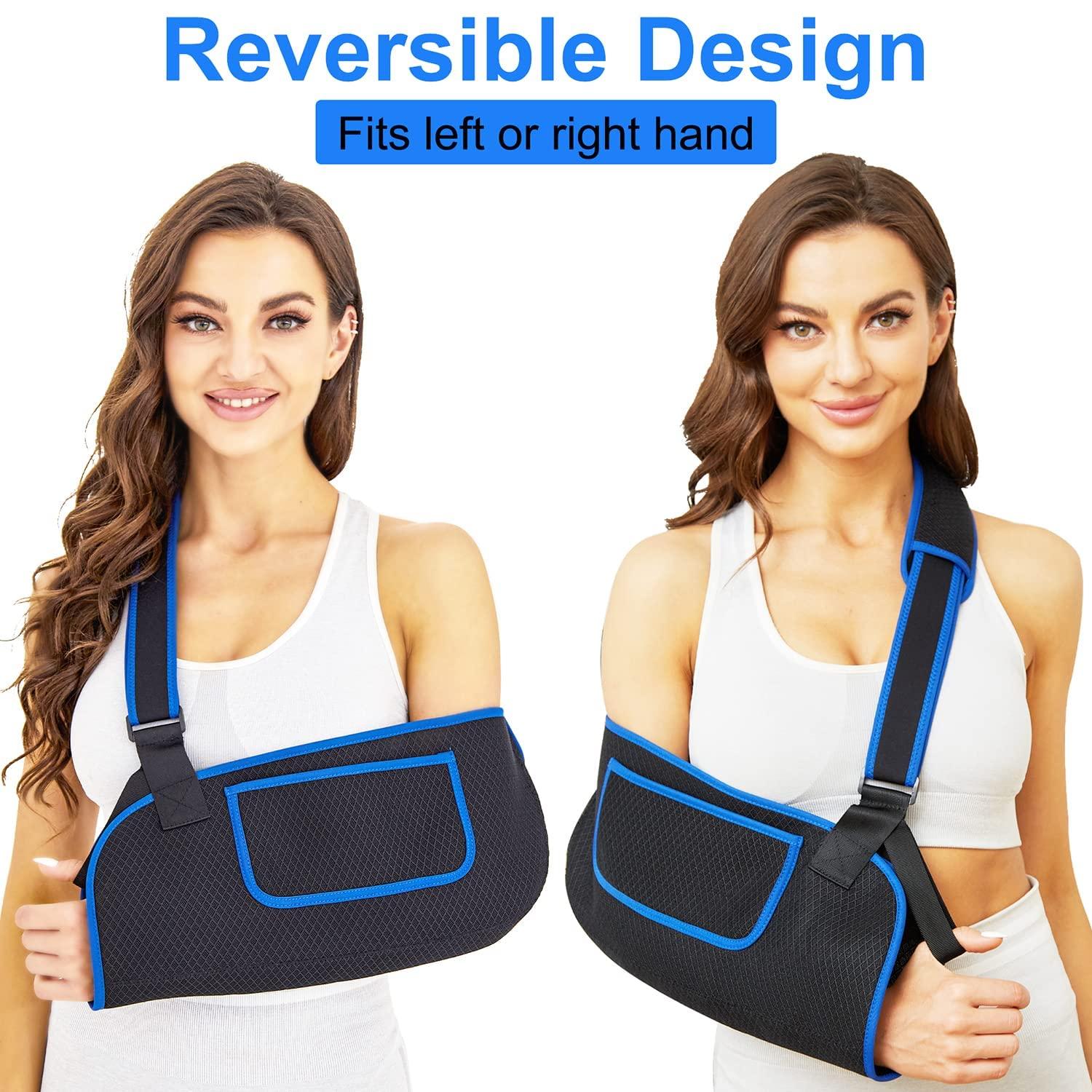 KKOOMI Arm Sling - Adjustable Padded Shoulder Immobilizer for Shoulder ...