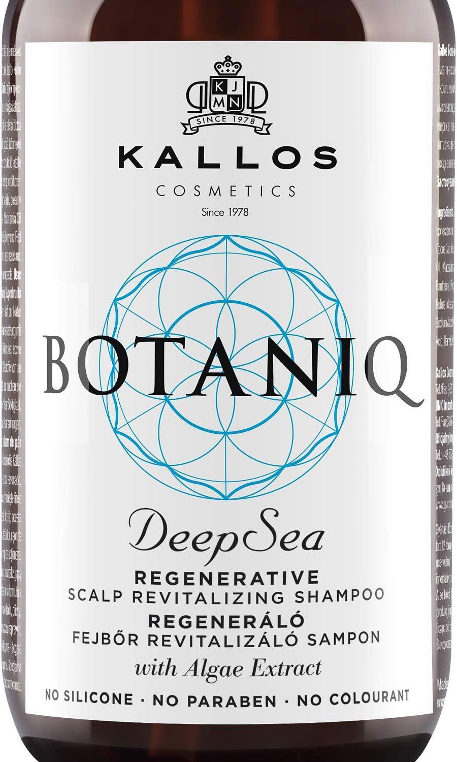Kallos Botaniq Deep Sea Regenerative revitalizing shampoo for the scalp ...