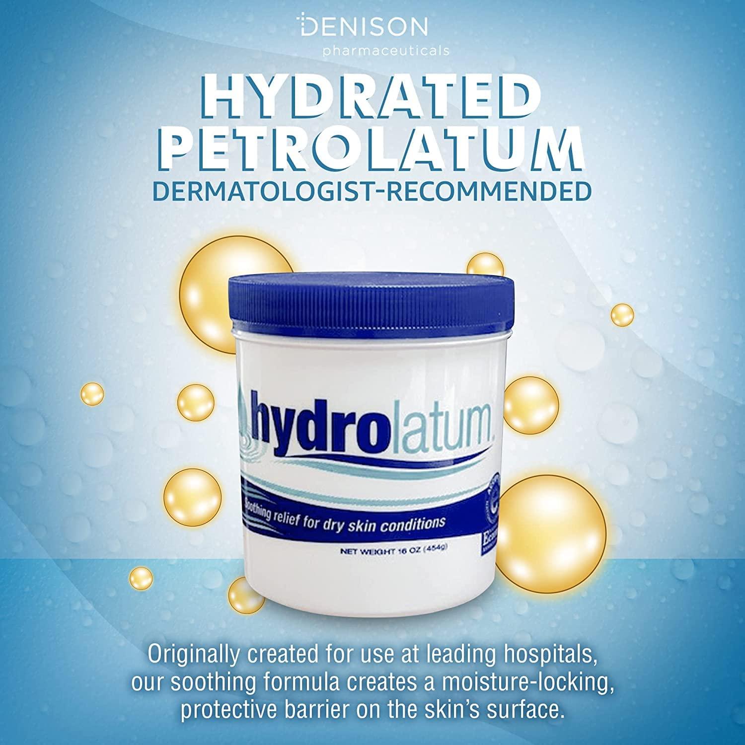 Hydrolatum Dry Skin Cream 1lb & 2oz - Eczema & Psoriasis Treatment ...