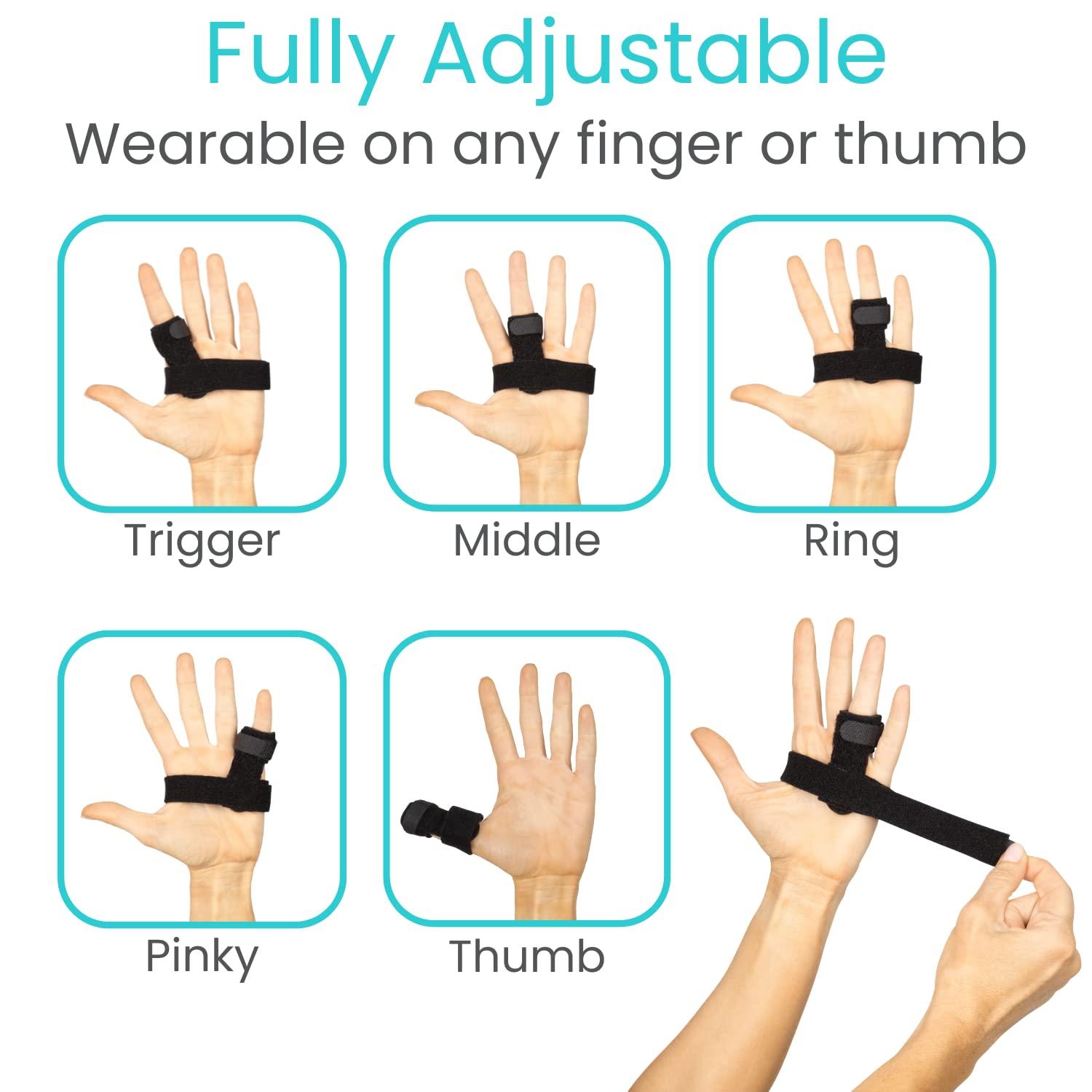 Vive Trigger Finger Splint Brace - Finger Support for Curved or Broken ...