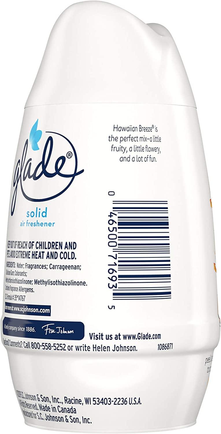 Glade Solid Air Freshener Deodorizer Hawaiian Breeze 6 Oz | Home & Bathroom