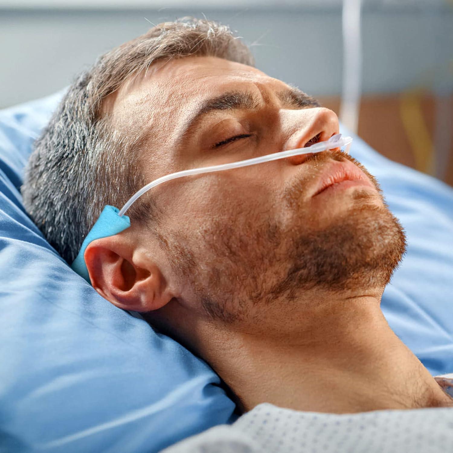 Healvian 4 Pack Nasal Cannula Ear Cushions Nasal Oxygen Covers Oxygen ...