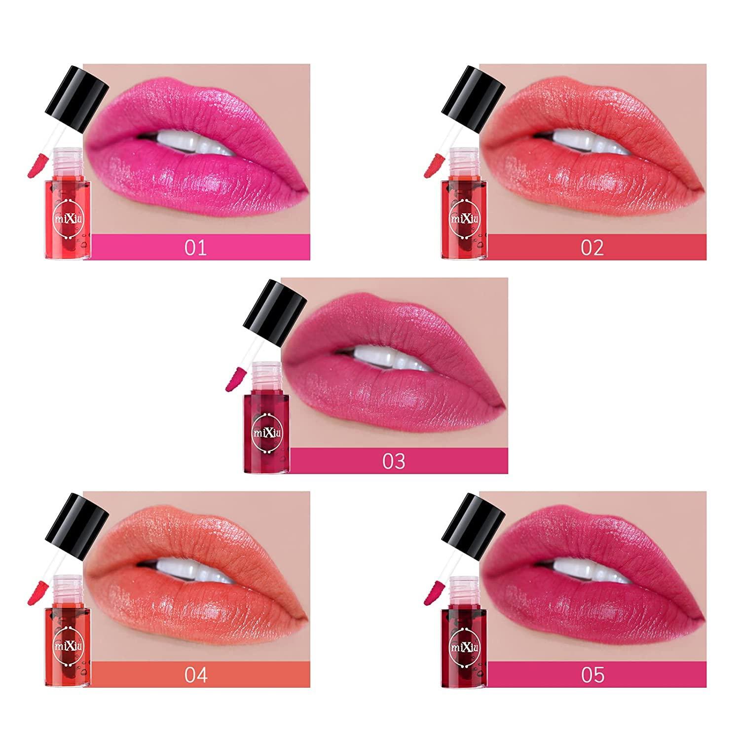 3 Colors Lip Stain Tint Set Hydrating Mini Liquid Lipsticks And Cheek