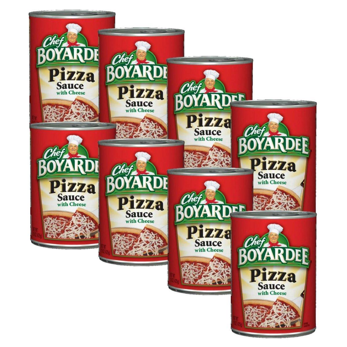 Chef Boyardee Pizza Sauce with Cheese 15 Oz - Pack of 8 | Delicious and ...