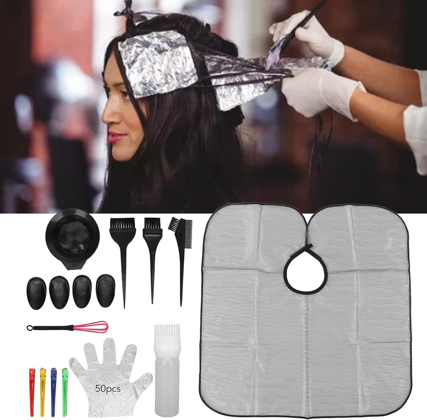 16 Piece Hair Dye Coloring Kit - Tools for Professional Hair Coloring ...