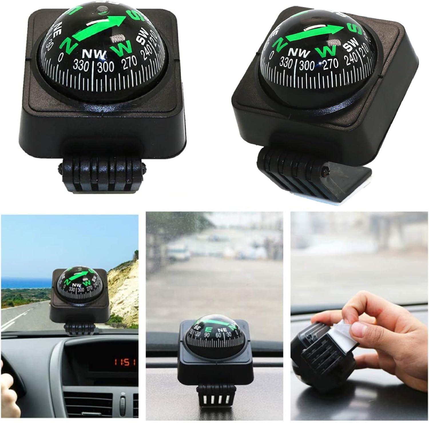 Buy Auto Compass | Universal Vehicle & Mini Pocket Compass - 2 Pieces ...