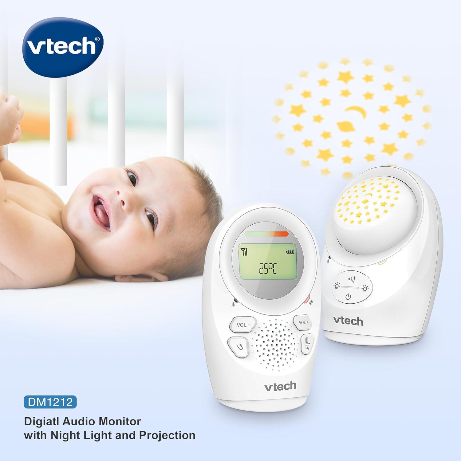 VTECH Digital Audio Baby Monitor DM1212 | DECT Tech Intercom Temp ...