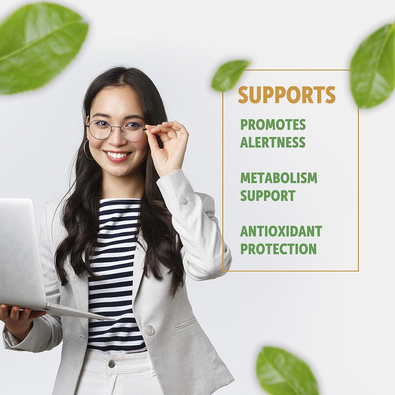 Green Tea Extract Capsules | 200 Count | 50% EGCG, 98% Polyphenols, 80% ...