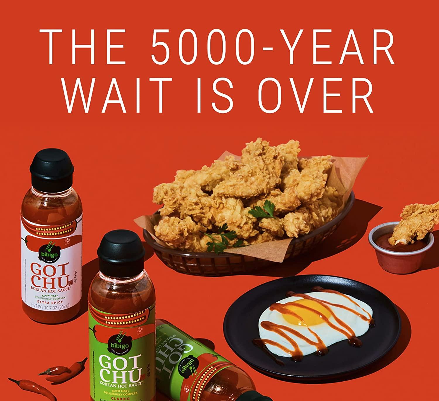 Bibigo GOTCHU Xtra Spicy Korean Hot Sauce 10.7 Oz - Gochujang Fermented ...