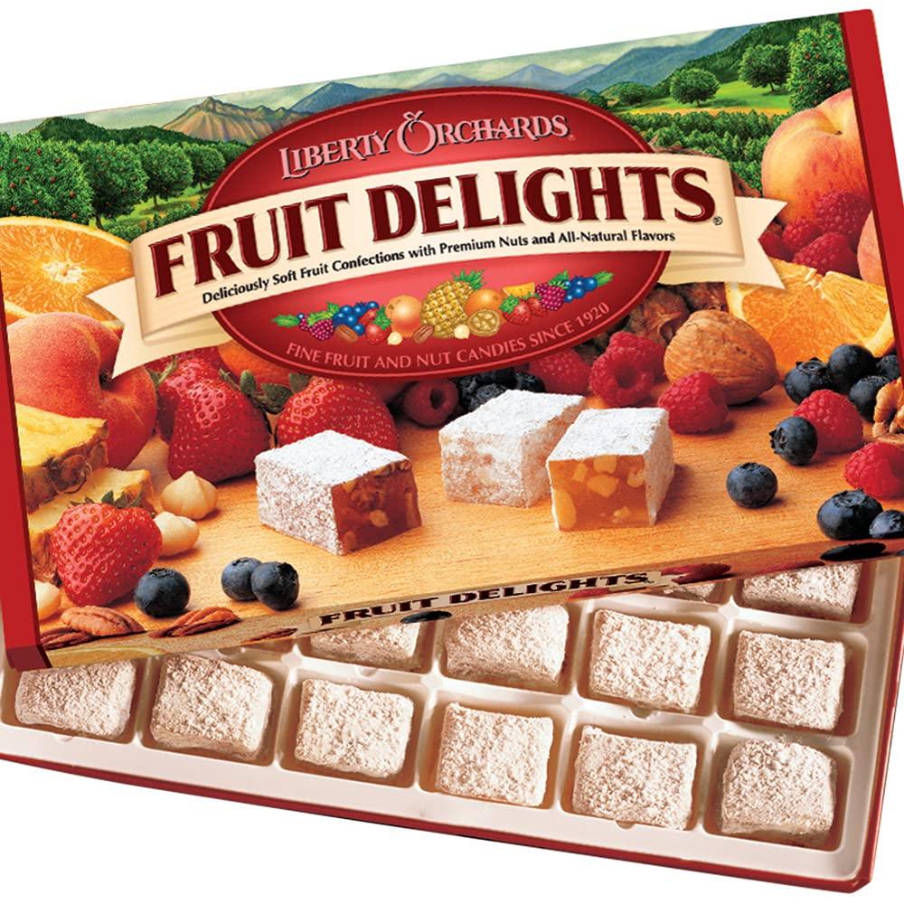 Liberty Orchards Fruit Delights: 8 oz Fruit & Nut Candies - Buy Online ...