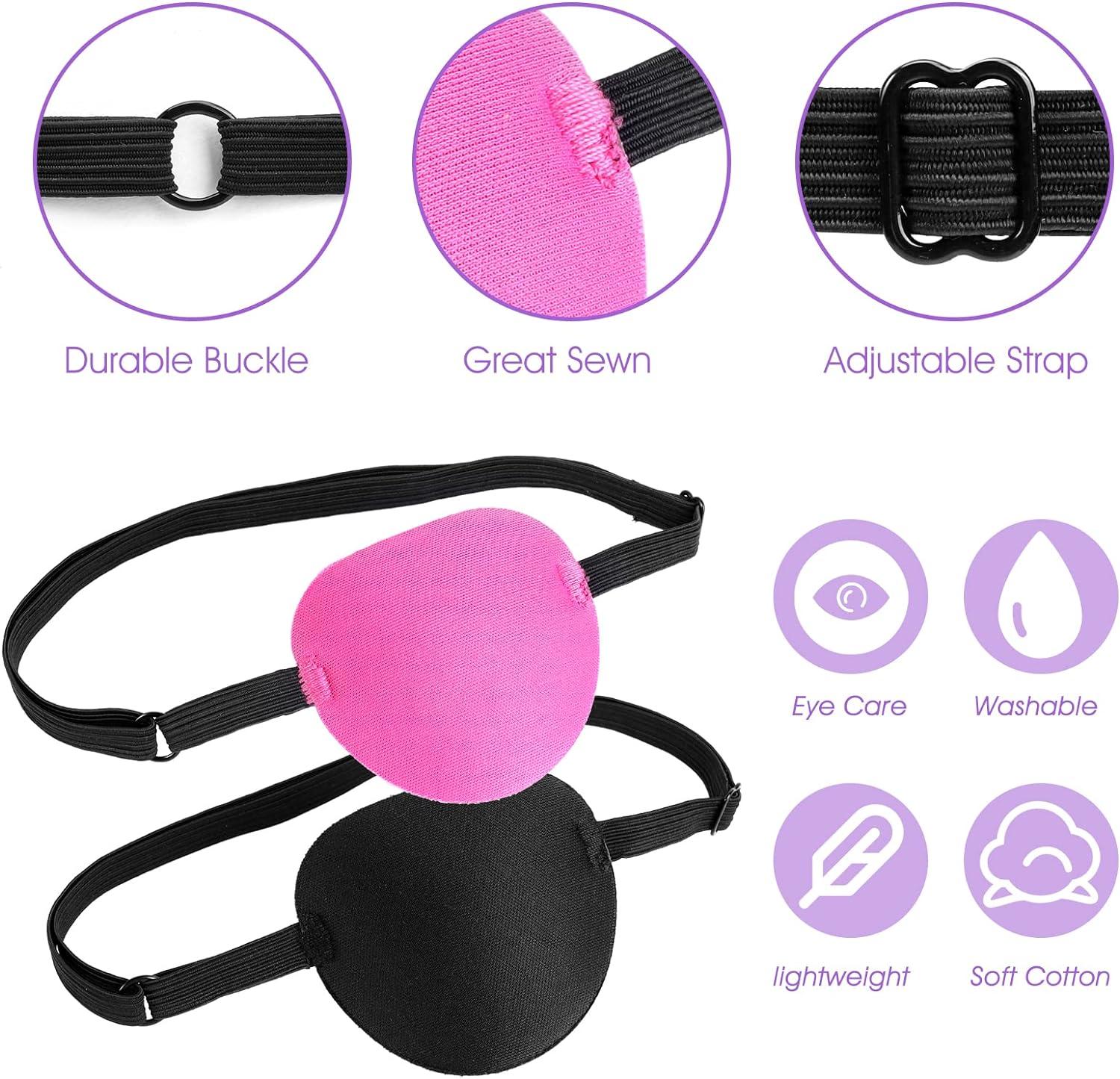 WLLHYF 6 Pcs Adjustable Eye Patches for Adult and Kid - Medical ...