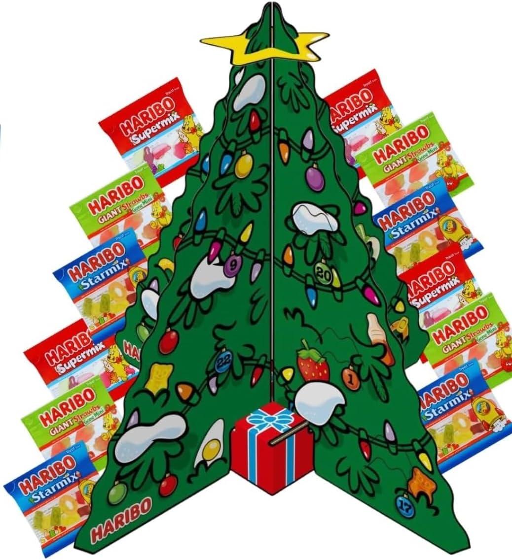 Haribo Gummy Sweet Food Christams Advent Calendar Advent Tree with 24 ...