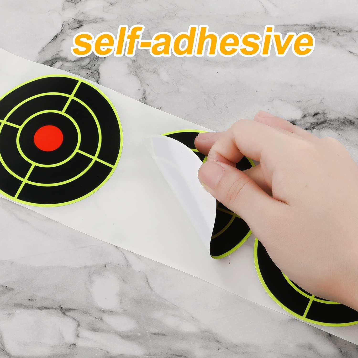 AIEX 200pcs 3 Inch Self Adhesive Splatter Shooting Targets - Round ...