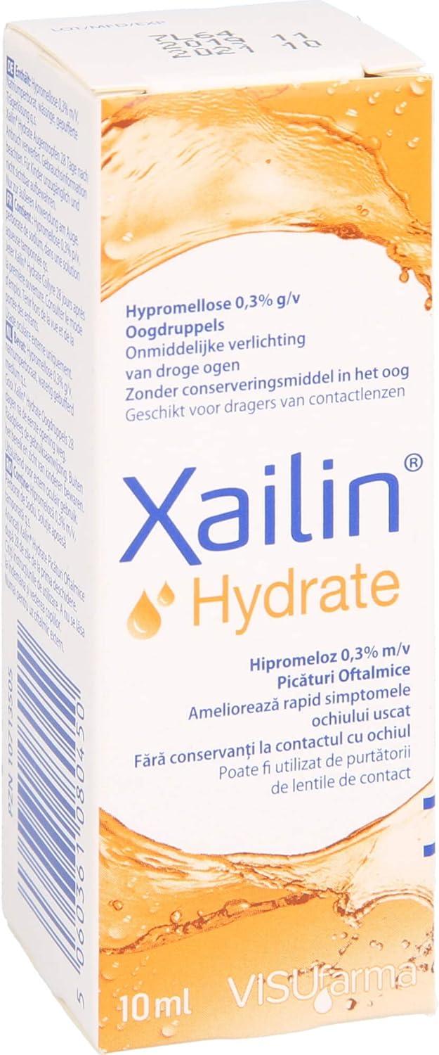 Xailin Hydrate Eye Drops 10ml - Soothing Relief for Dry Eyes | Fast ...