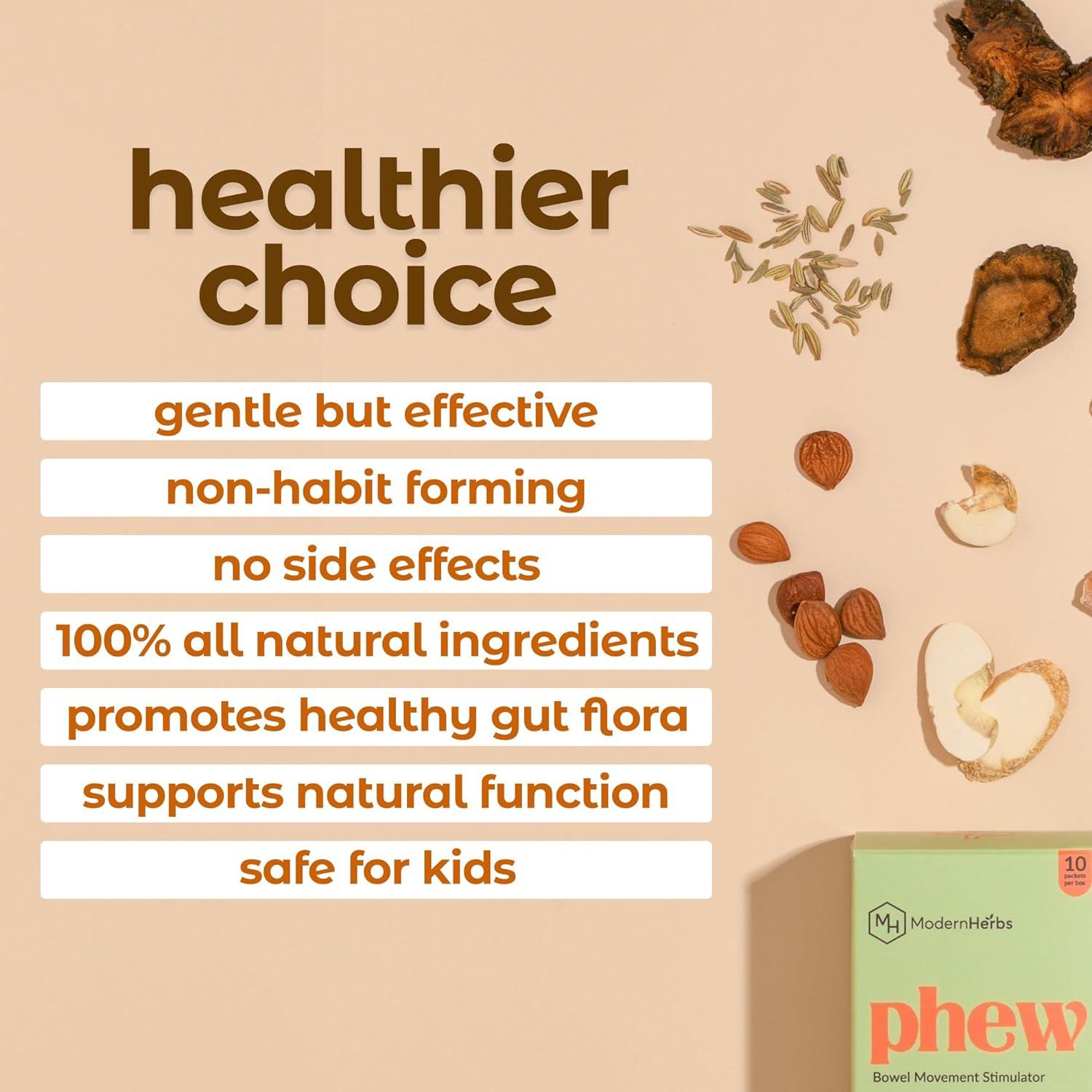 Phew Colon Cleanse: Natural Detox for Gentle Daily Relief - Ideal for ...