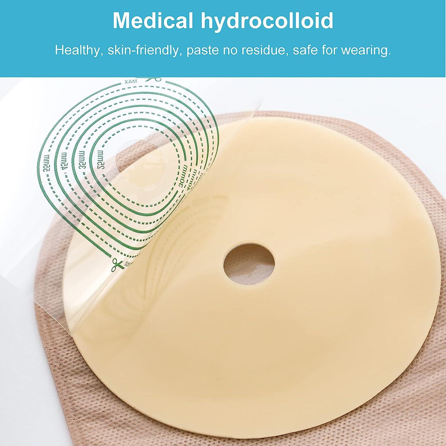 VLOOKUP 20 PCS Colostomy Bags with Closure - One-Piece Drainable ...