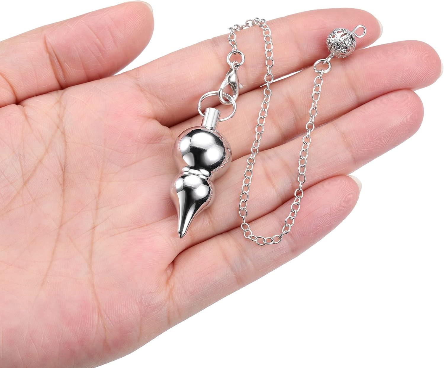 Jovivi Divination Pendulum - Egyptian Metal Brass Copper Bottle Shape ...