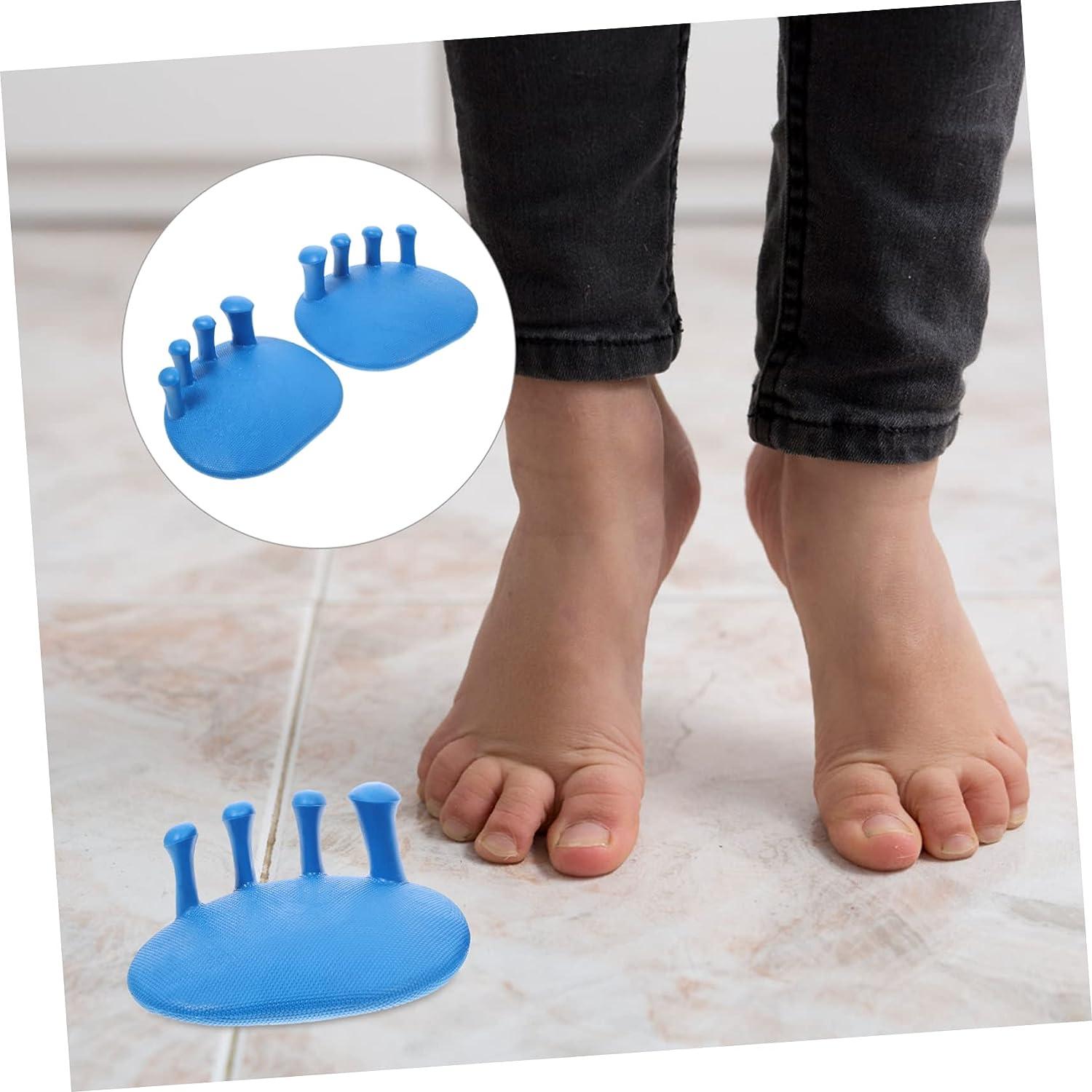 Blue Sponge Toe Separators Set - 4 Pairs for Women - Toe Splitter ...