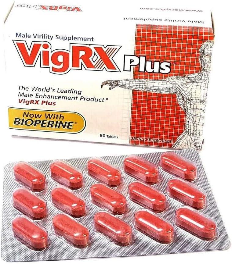 VigRX Plus Male Virility Supplement - 60 Tablets (2 Boxes) | Herbal Dietary Pill