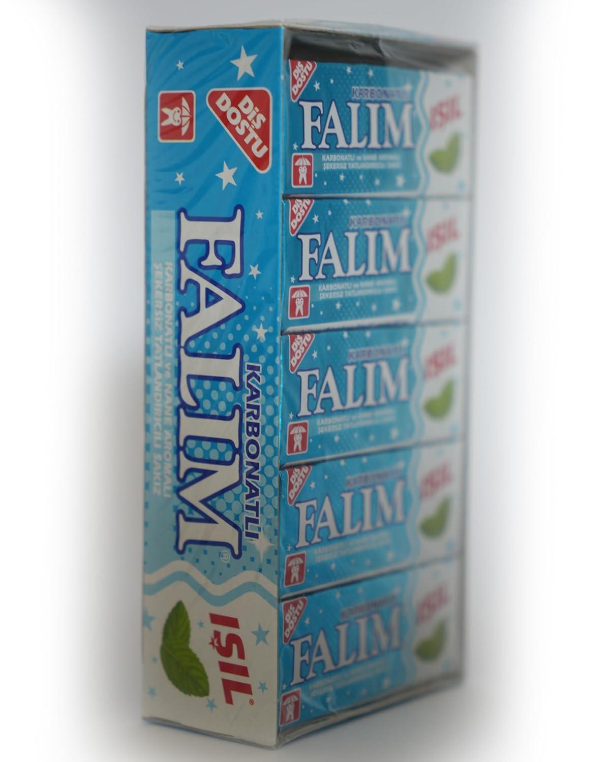 Falim Sugar-Free Chewing Gum - 2 Pack with Sweetener | Large 40 x 5 ...