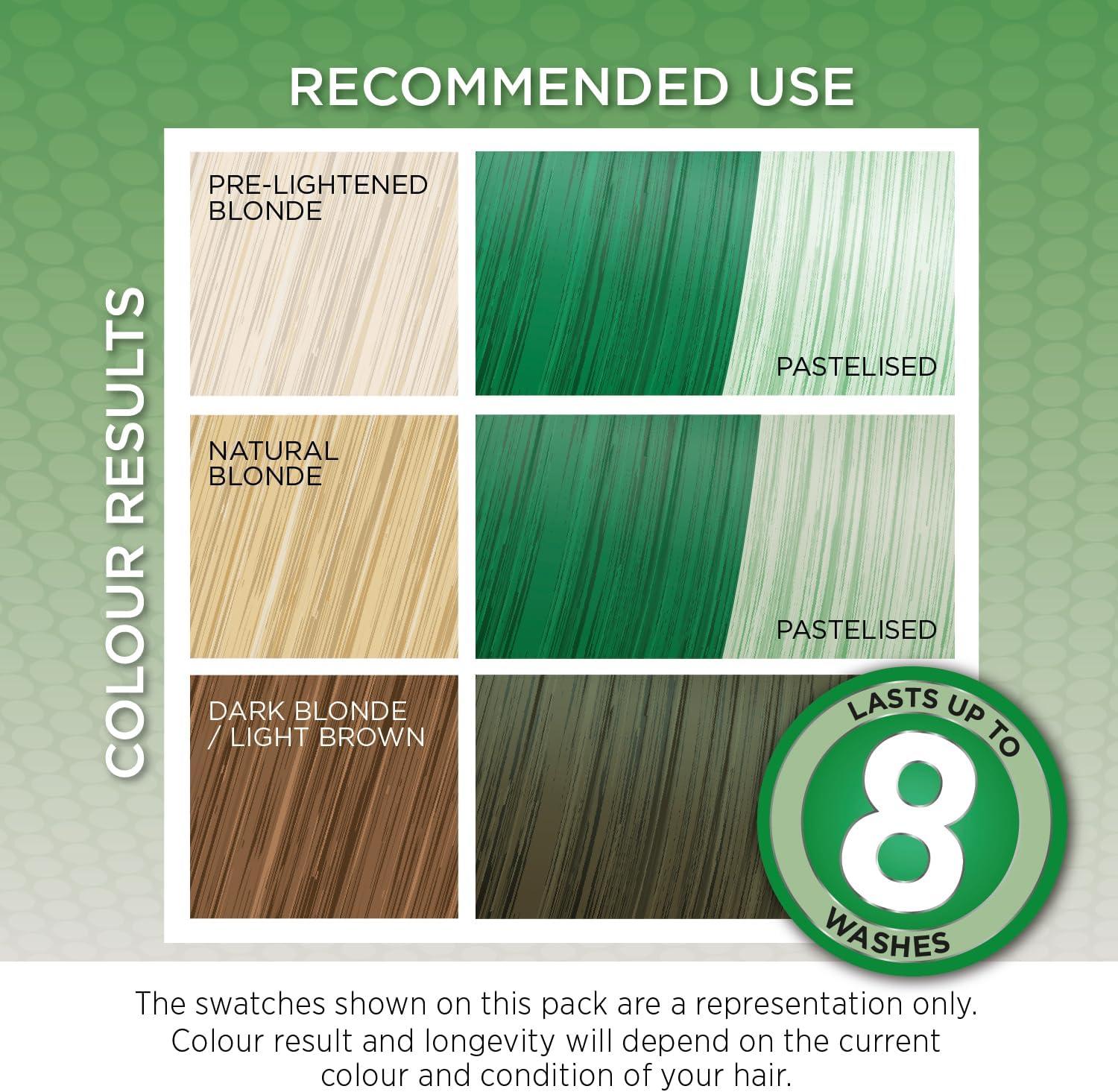 Colour-Freedom Gloss Pro Emerald Green Hair Colour 150ml - Vegan Semi ...