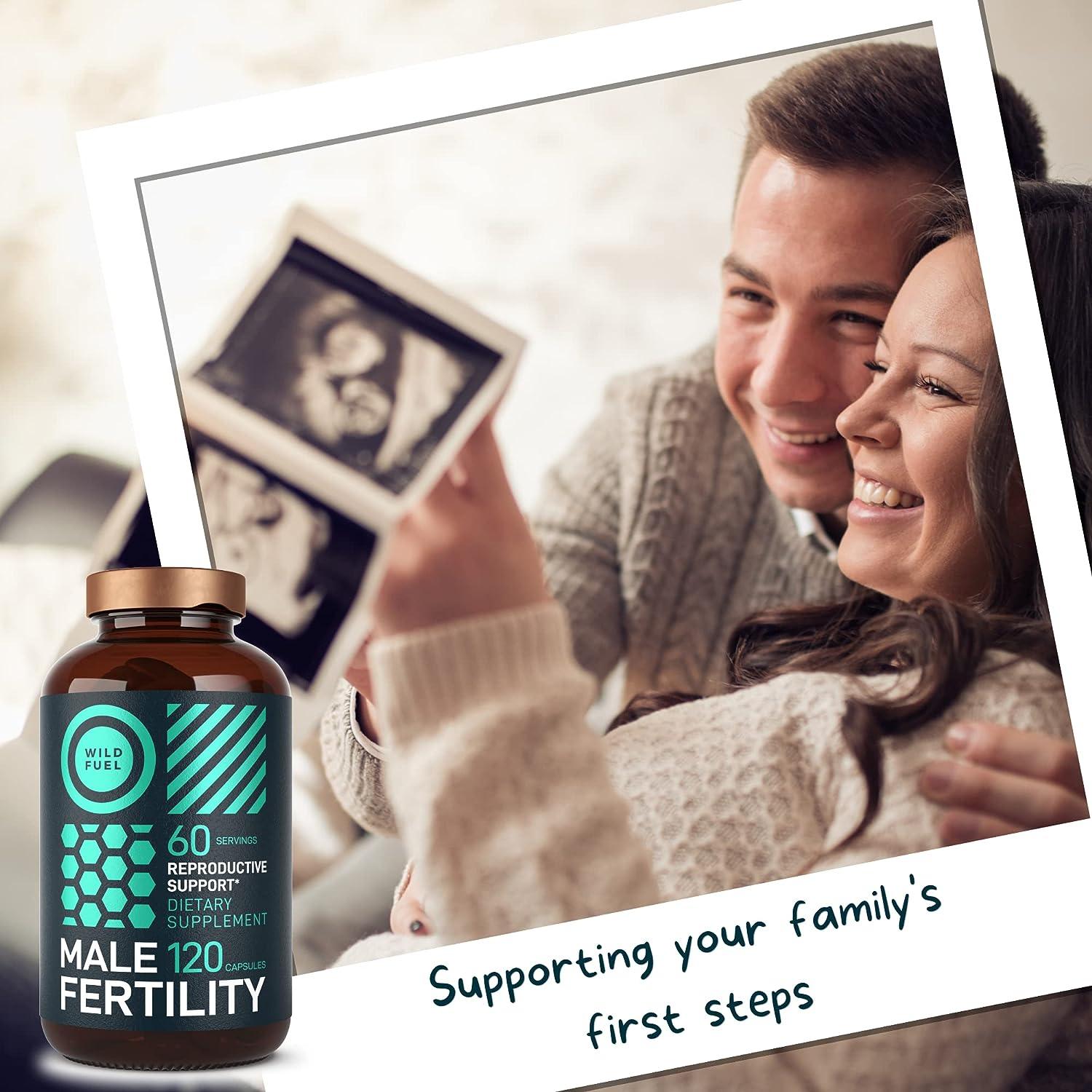 Fertility Men's Prenatal Vitamin with Maca Root, Ashwagandha, L ...