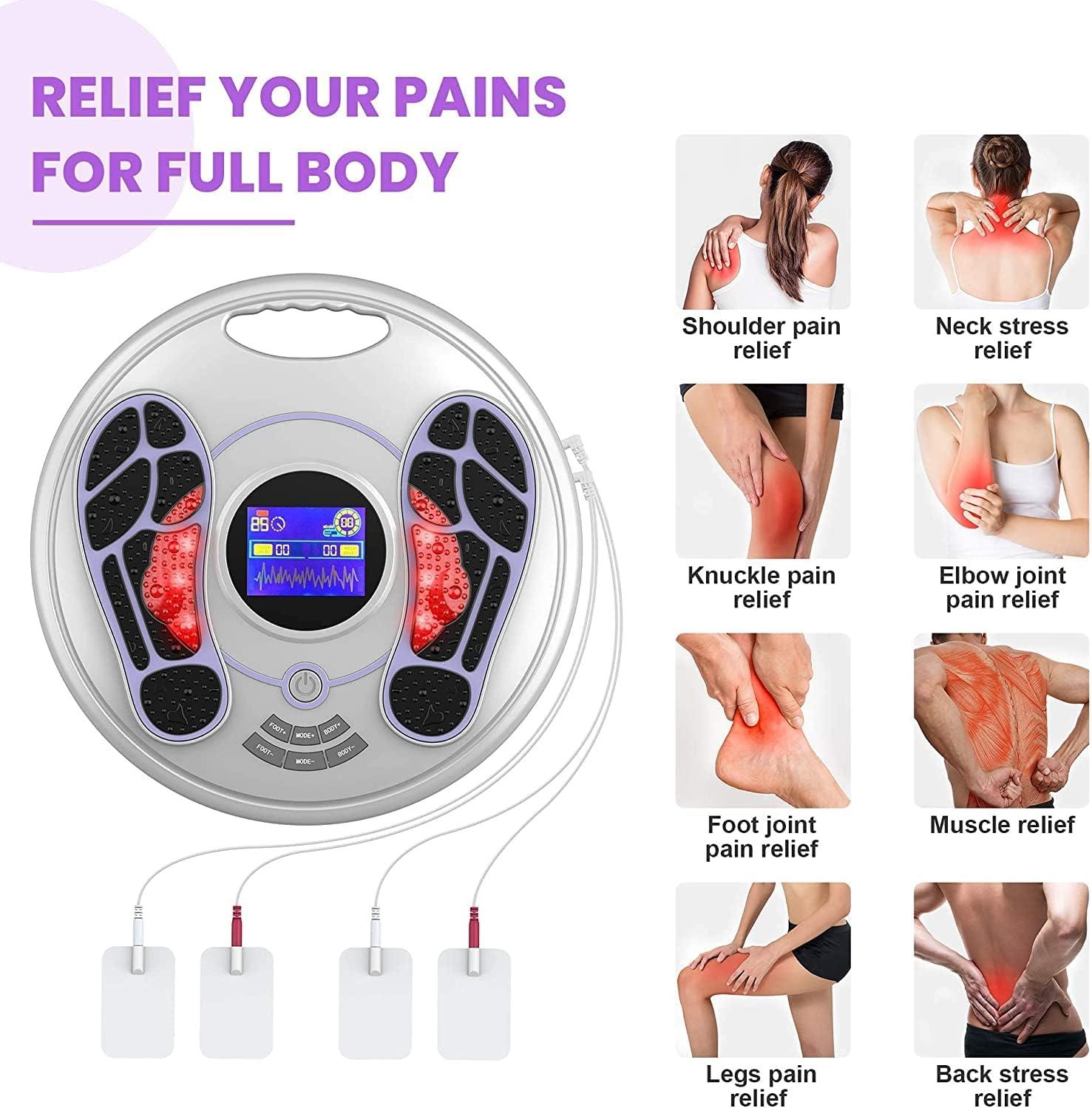 Medic Blood Circulation Stimulator - EMS Foot Massager for Improved Blood Flow Leg Relaxation ...