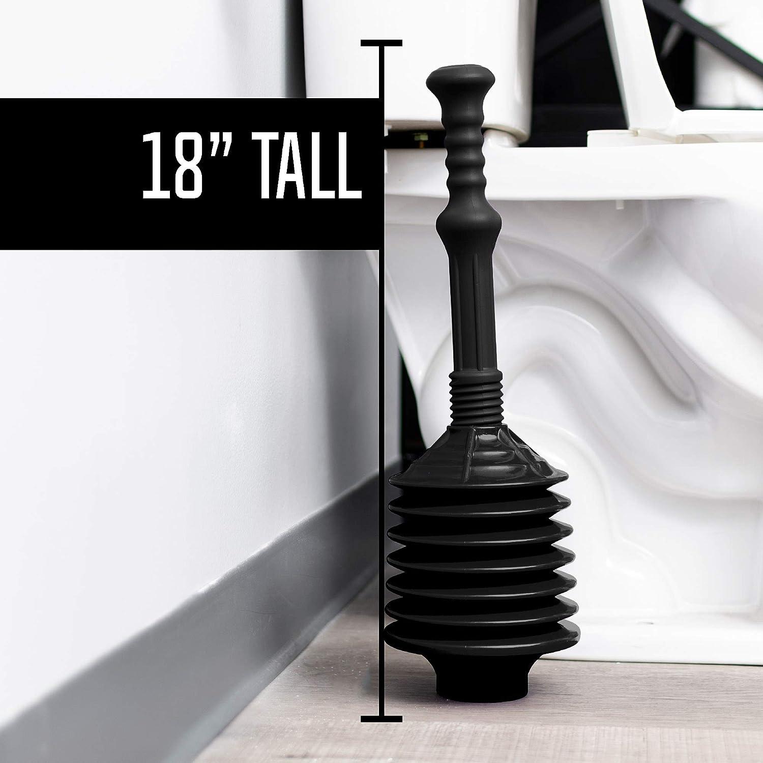 JS Jackson Supplies Professional Bellows Accordion Toilet Plunger High ...