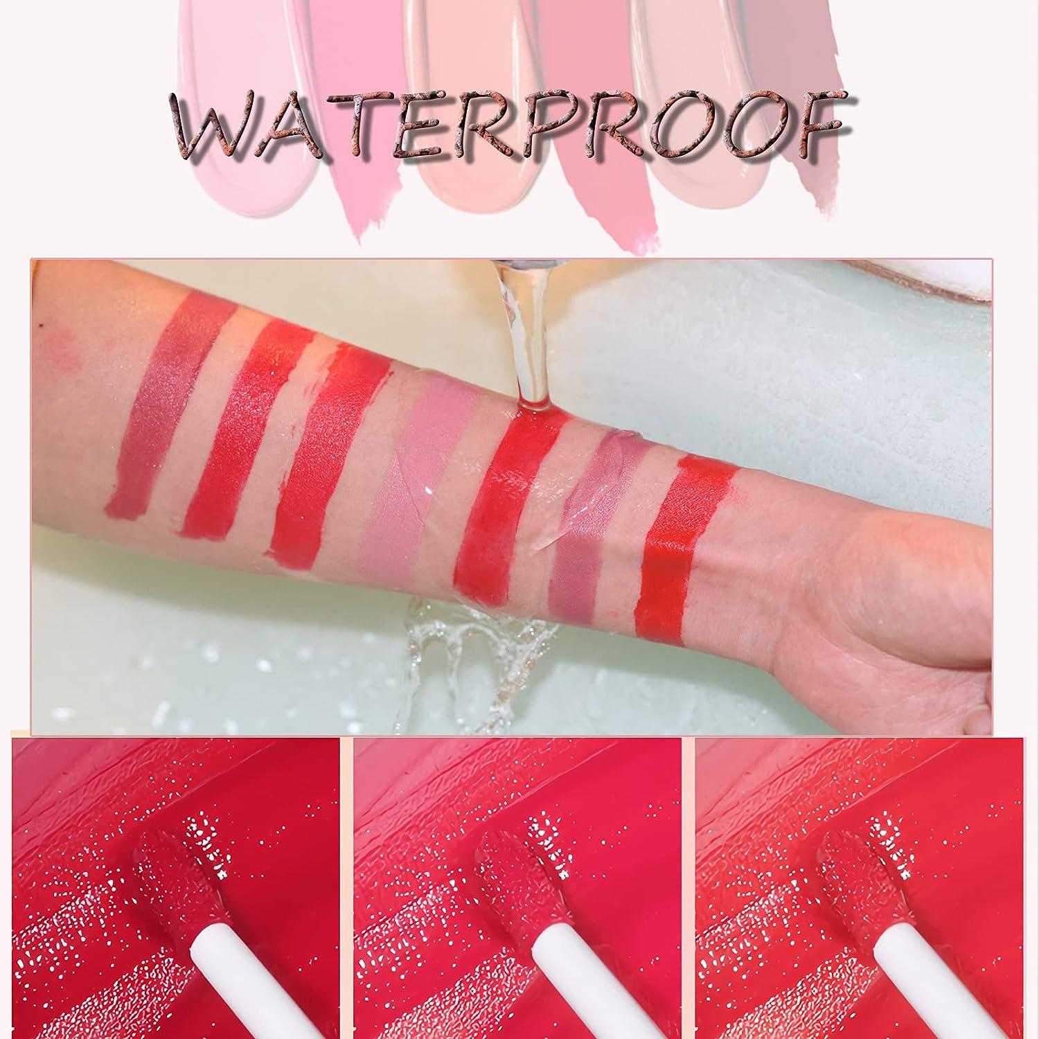 3 Colors Lip Stain Tint Set - Long Lasting Waterproof Mini Liquid ...