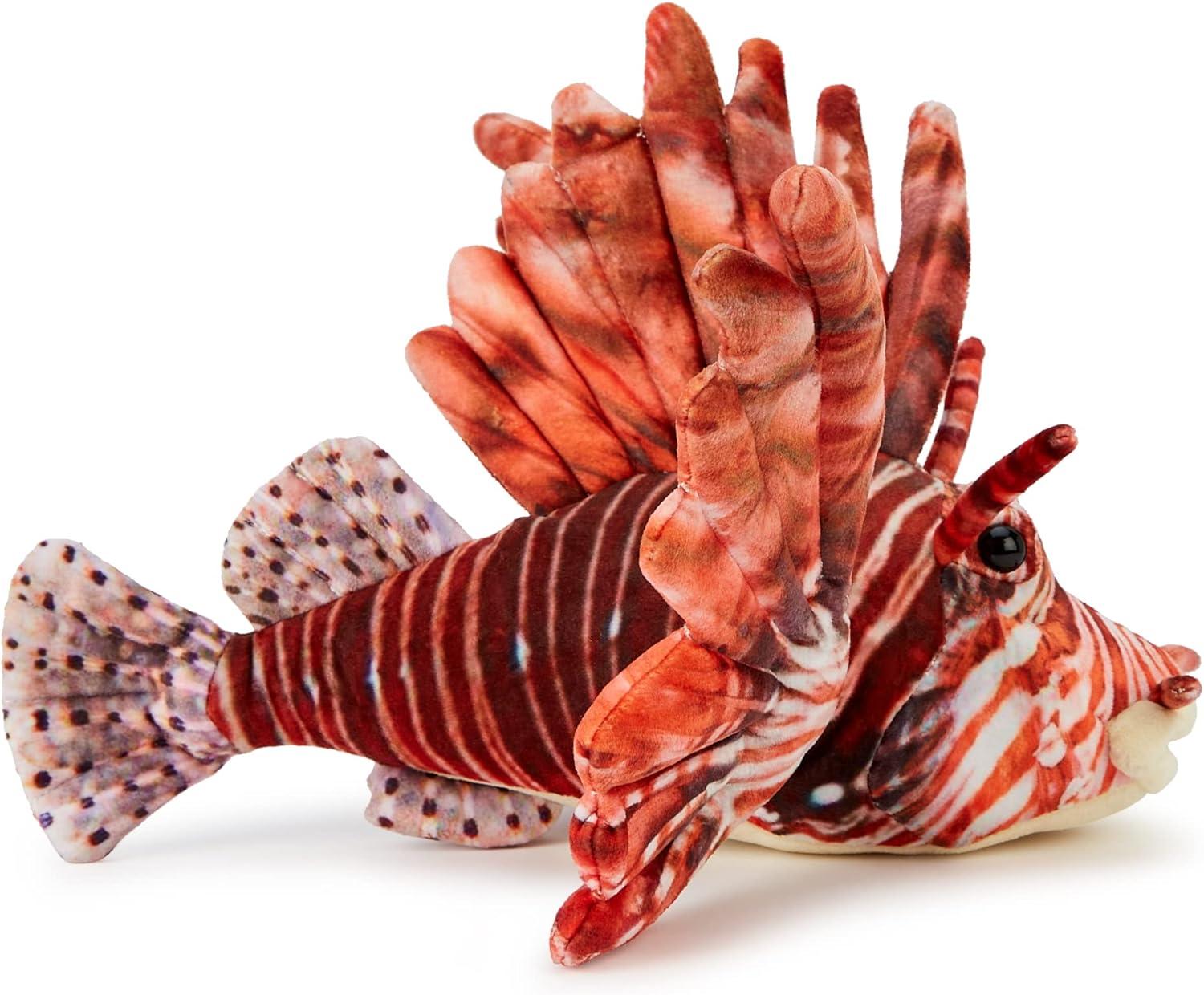 Zappi Co Safari Animals Plush Toy - Lion Fish (30cm) | Soft & Cuddly ...