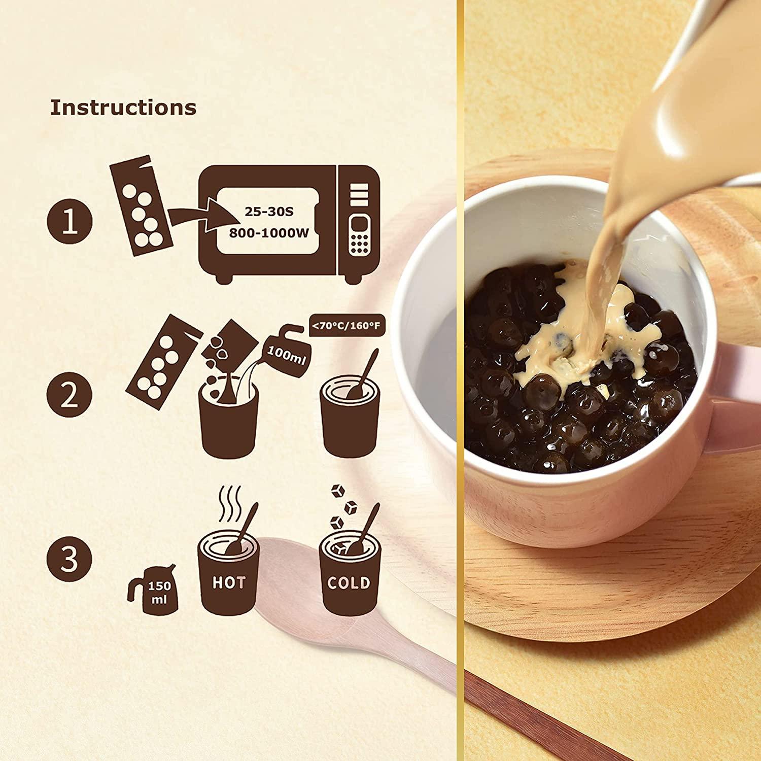 OKTEA Bubble Pearl Milk Tea Kit - Assam & Ceylon Tea Blend - New ...