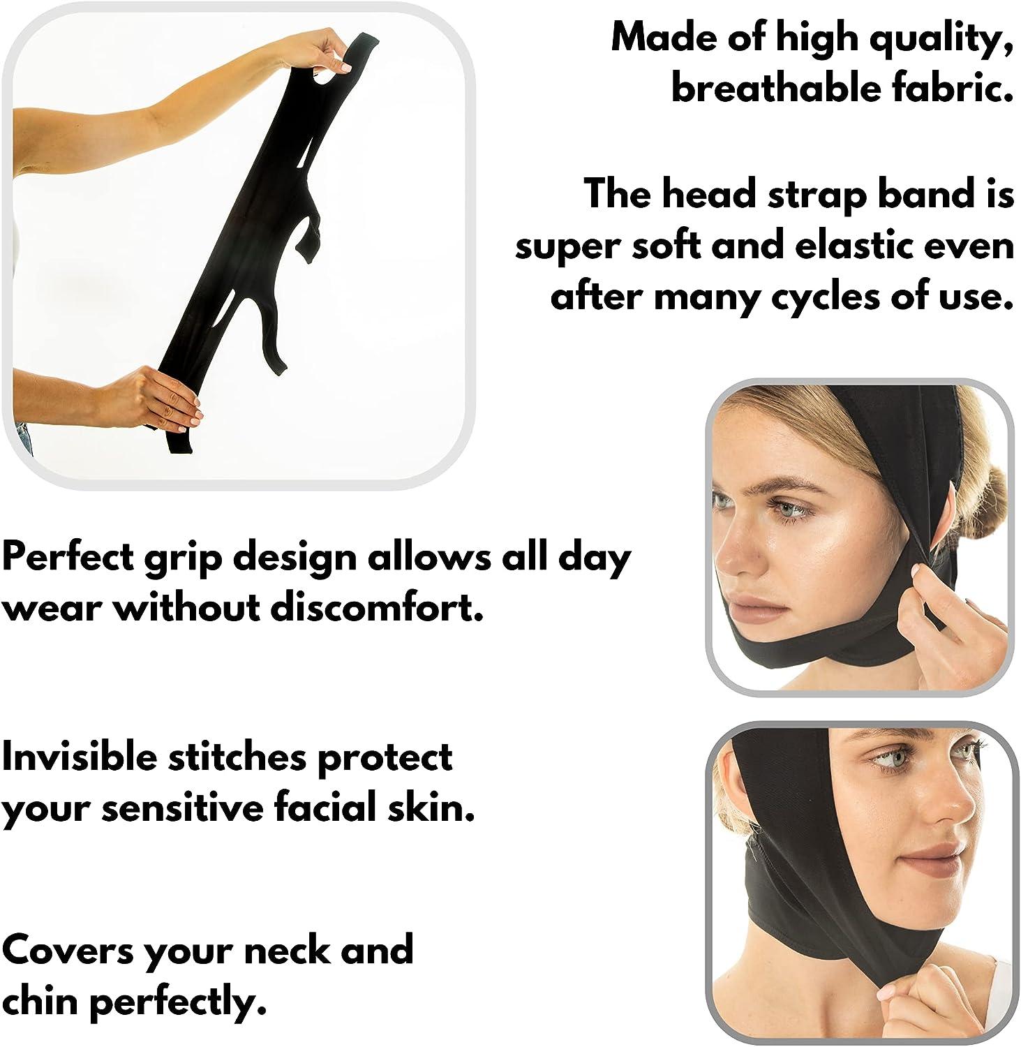 Post Surgery Neck and Chin Compression Garment for Face Slimming and ...