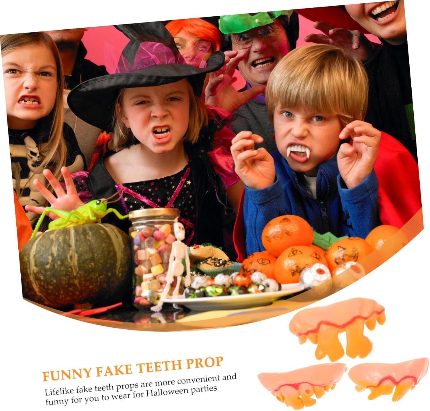 Beaupretty 10 Stk Funny Artificial Teeth - Horror Party Cosplay ...