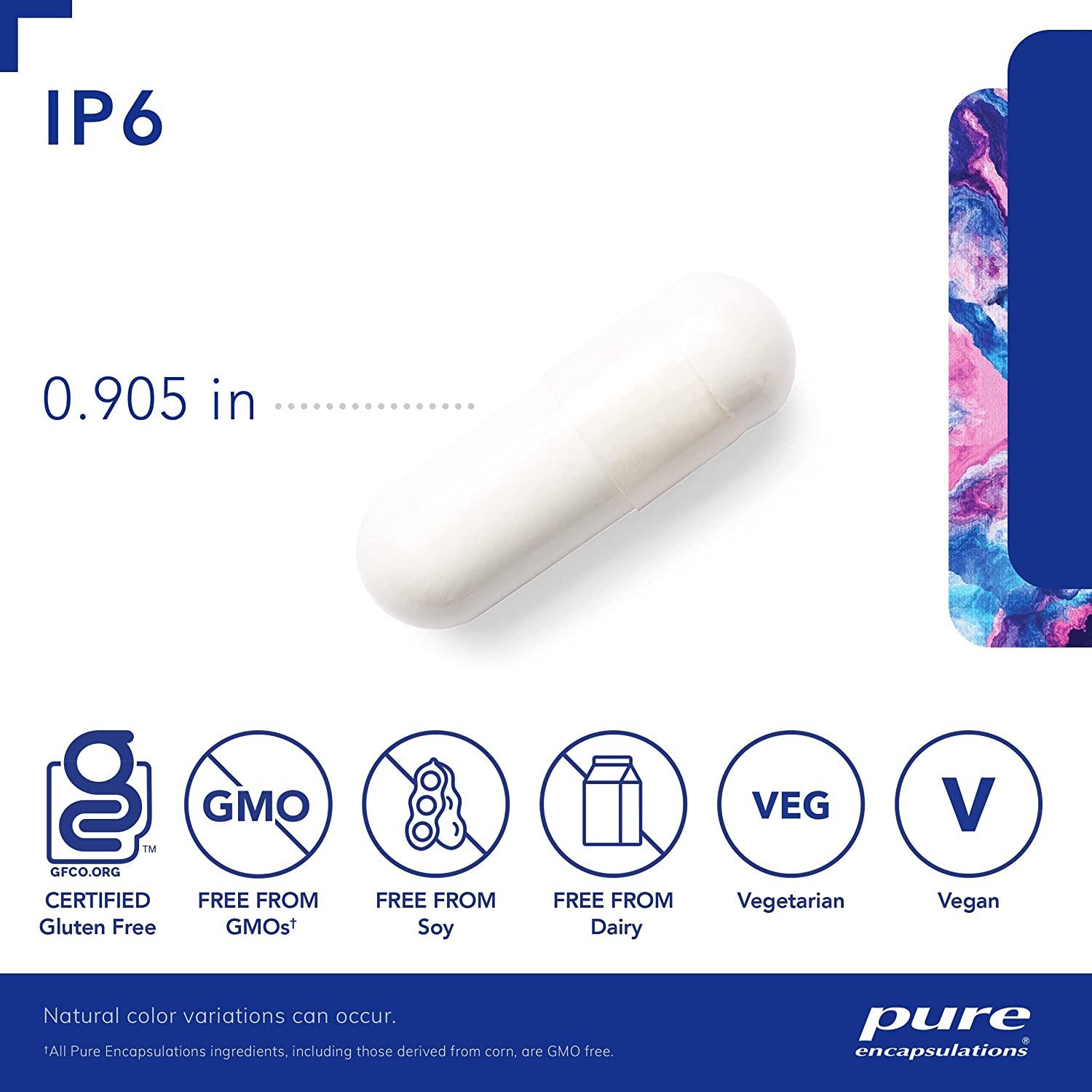 Pure Encapsulations IP6 (Inositol Hexaphosphate) | Antioxidant Support ...