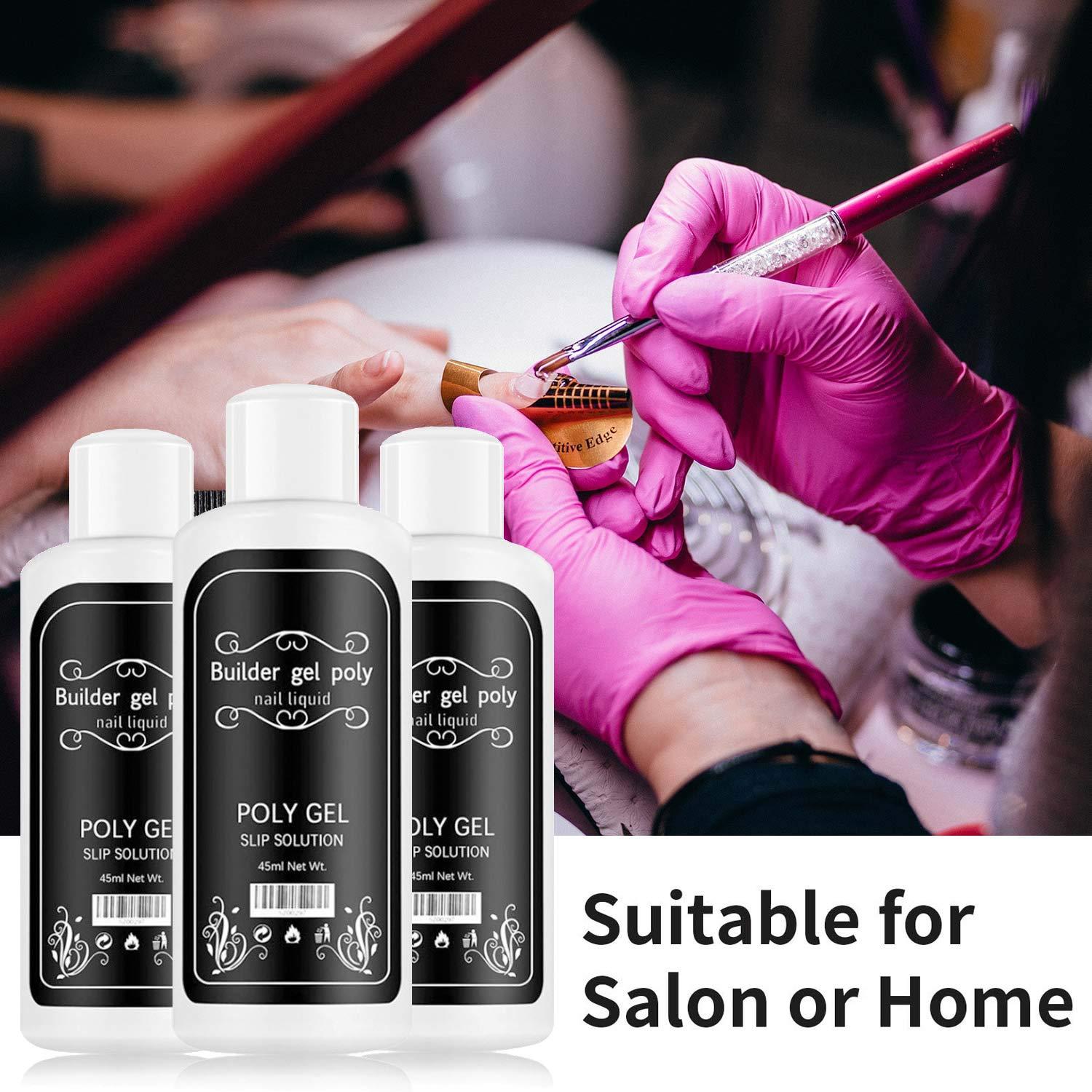 Nail Extension Gel Solution,Quick Poly Gel Slip Solution,Nail Extension ...