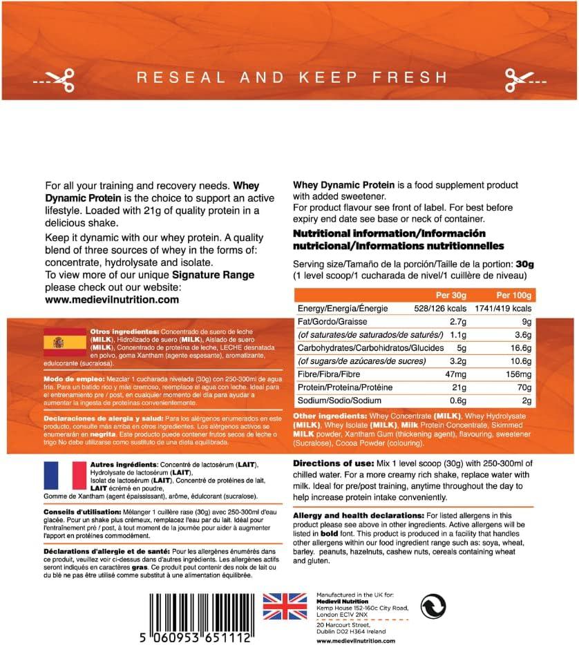 Medi-Evil Nutrition Whey Dynamic Protein Powder Muscle Development ...