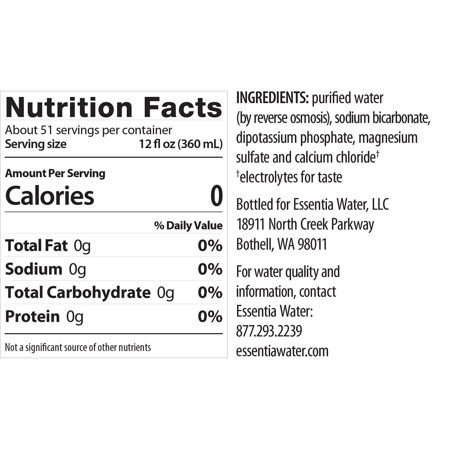 Essentia Water 1.5L Bottles - Ionized Alkaline Bottled Water with ...