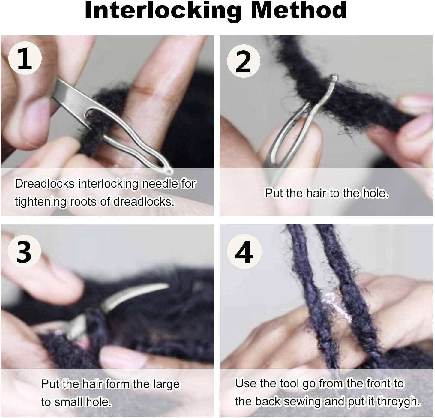 Dreadlock Crochet Needle Kit | Interlocking Tool for Locs | Crochet ...