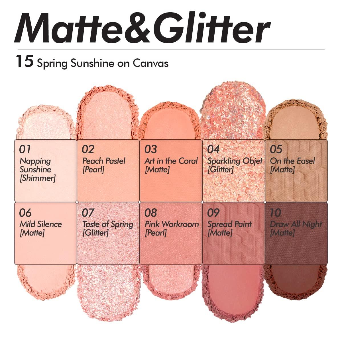 CLIO Pro Eye Shadow Palette - Matte, Shimmer, Glitter, Pearls - Long ...