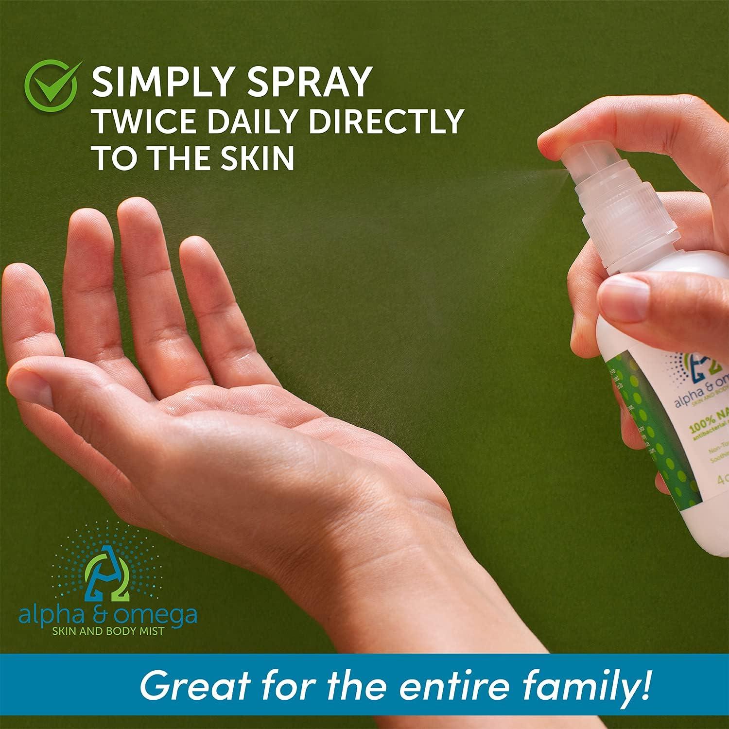 Alpha & Omega Skin & Hair Mist - Natural Topical Spray for Body & Face ...