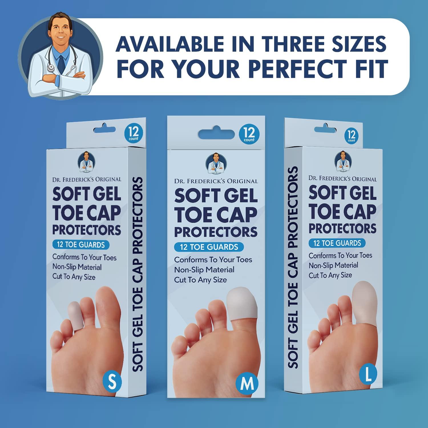 Dr. Frederick's Original Soft Gel Toe Protectors - 12 Pieces - Foot ...