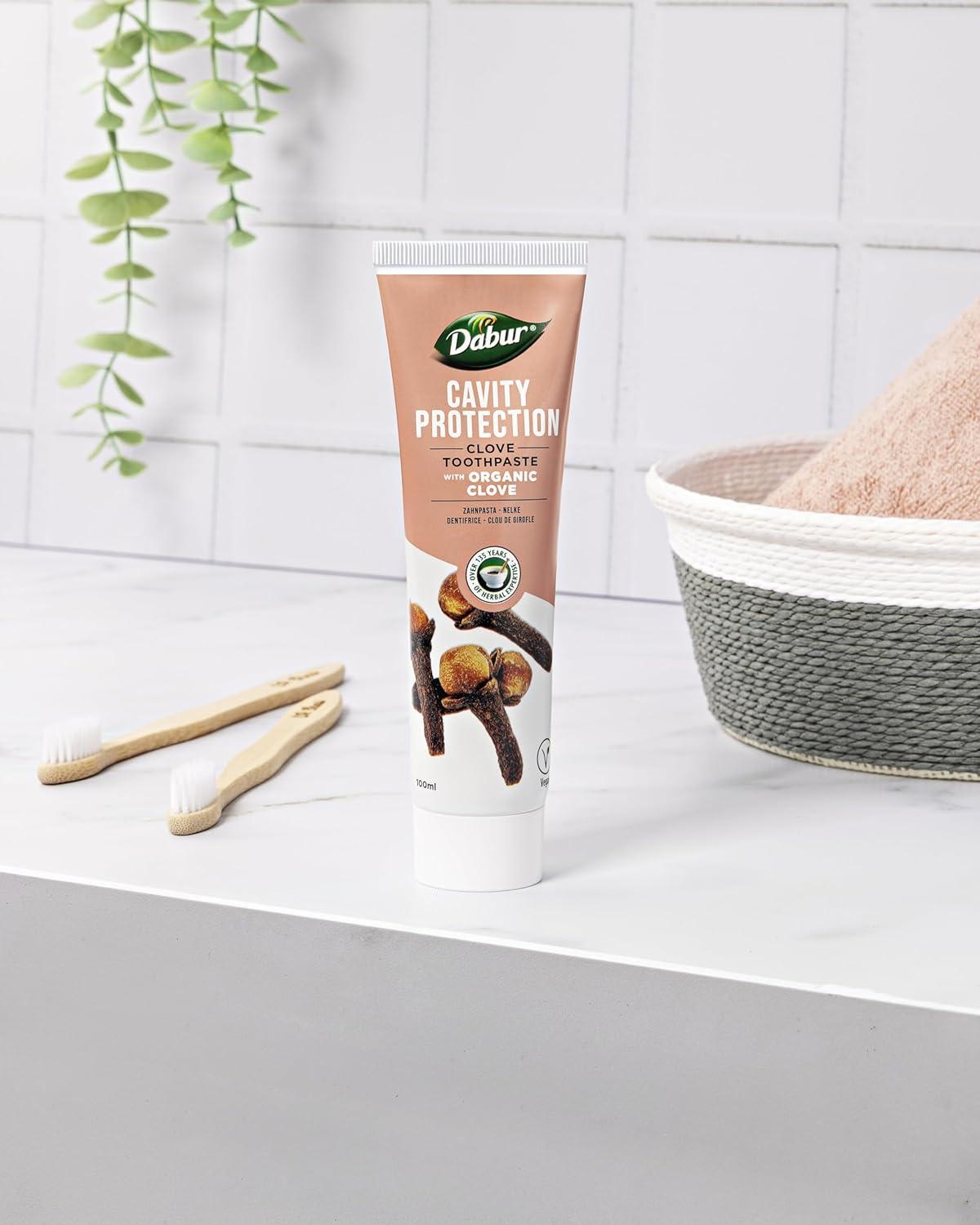 Dabur Organic Clove Toothpaste 100 ml - Fresh Breath Gum Health ...