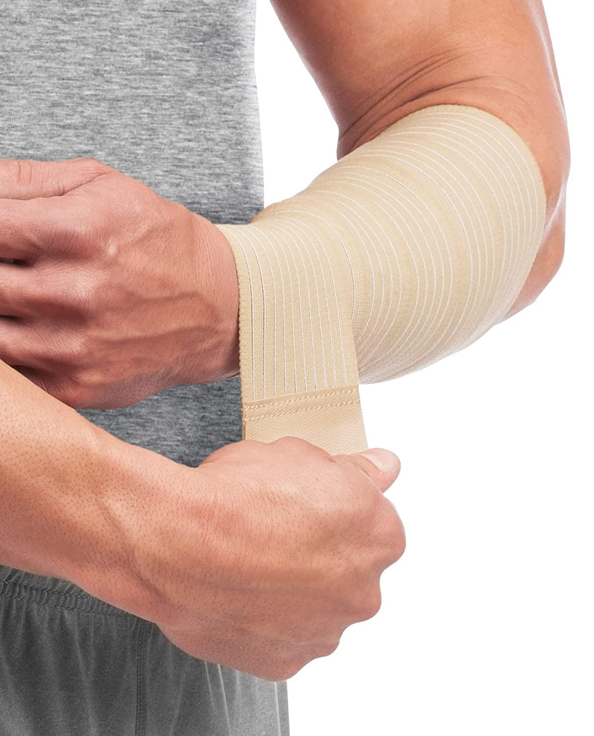 Mueller All-Purpose Support Wrap - Beige | Adjustable Compression for ...