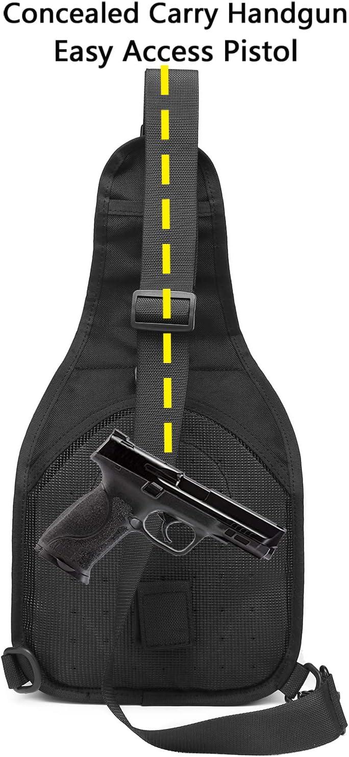 ATBP Tactical Small Sling Bag - Men's Crossbody Backpack for Hiking ...